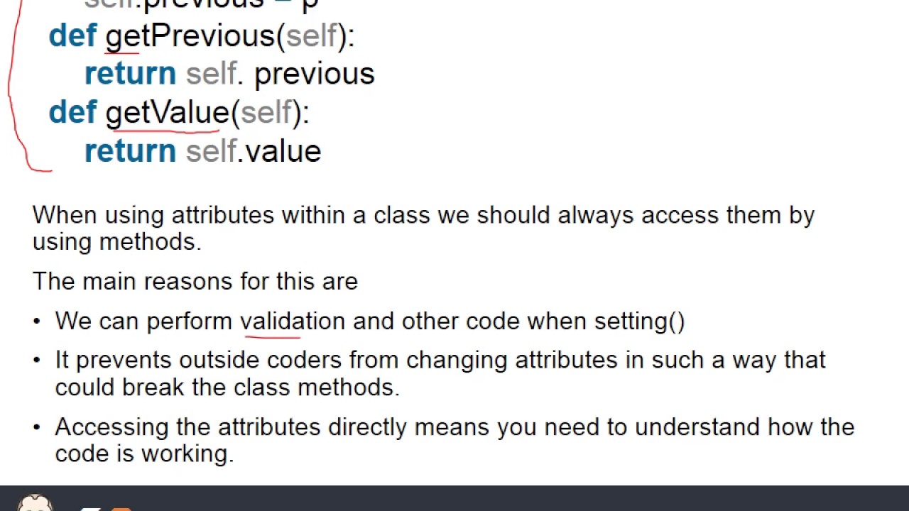 Object orientated programming - encapsulation - OCR GCE Computer science