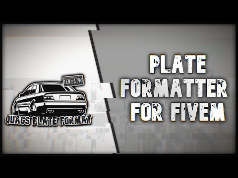 Quags Plate Format [0.01ms-0.05ms Plate Formatter] - Releases - Cfx.re ...