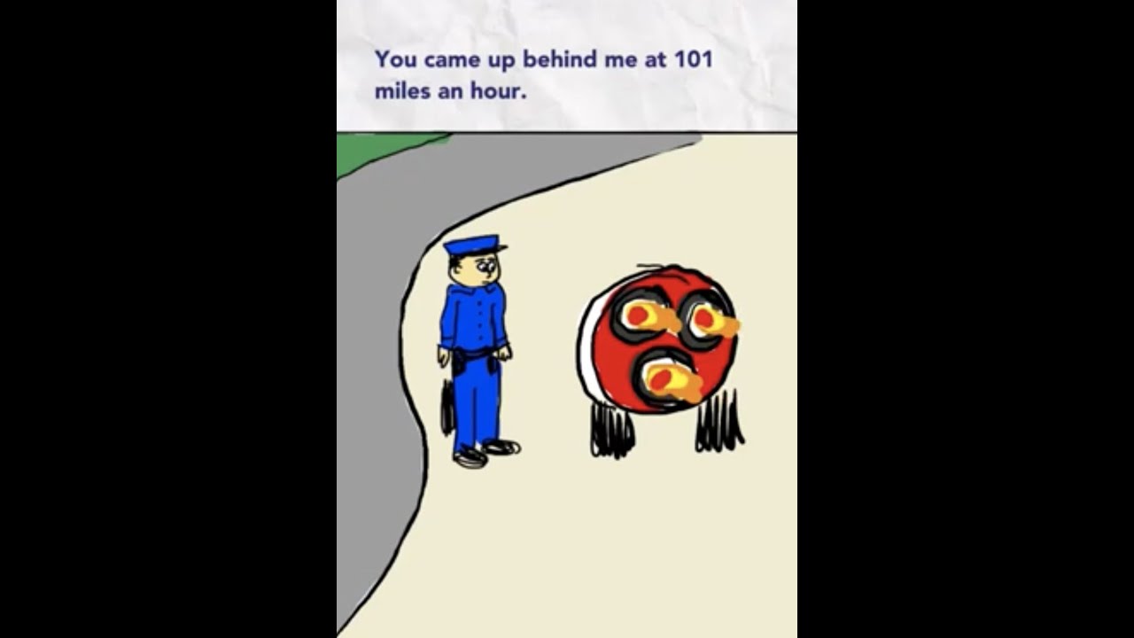 Officer stops vehicle going 101 mph on the highway - Original video: @ColumbusPoliceBodyCamera