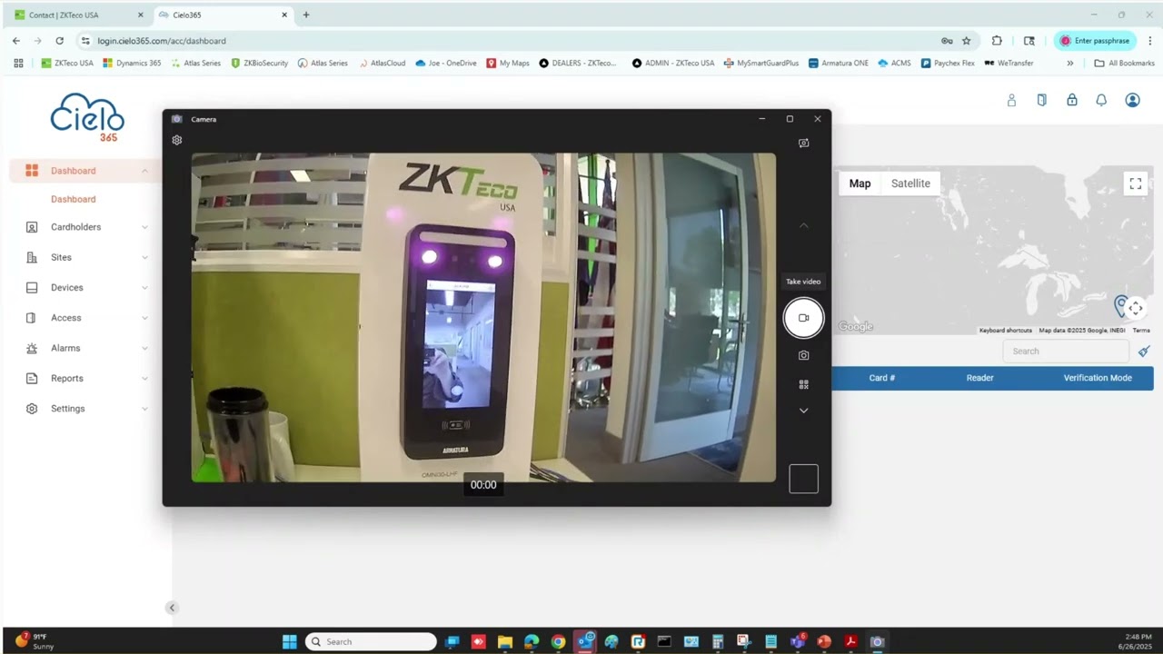 Demo of ZKTeco's Cloud Management Portal for Access Control, Visitor Management, and Video Intercom