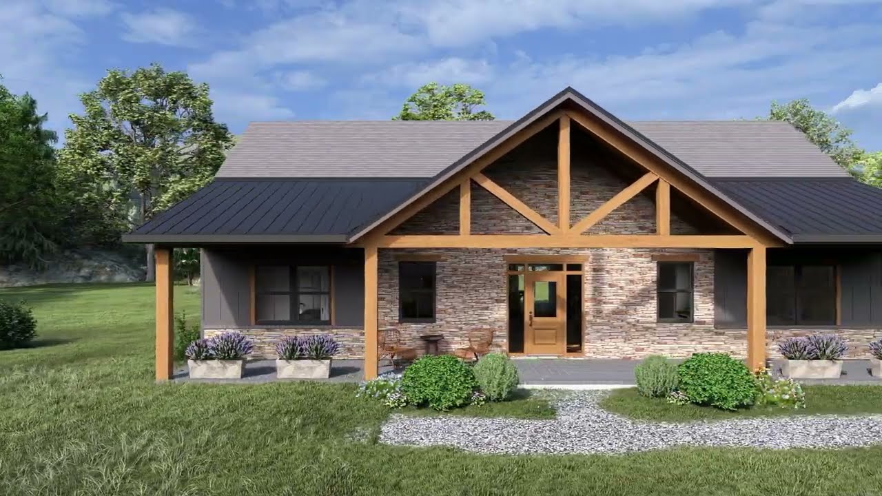 CRAFTSMAN HOUSE PLAN 7174-00026 WITH INTERIOR