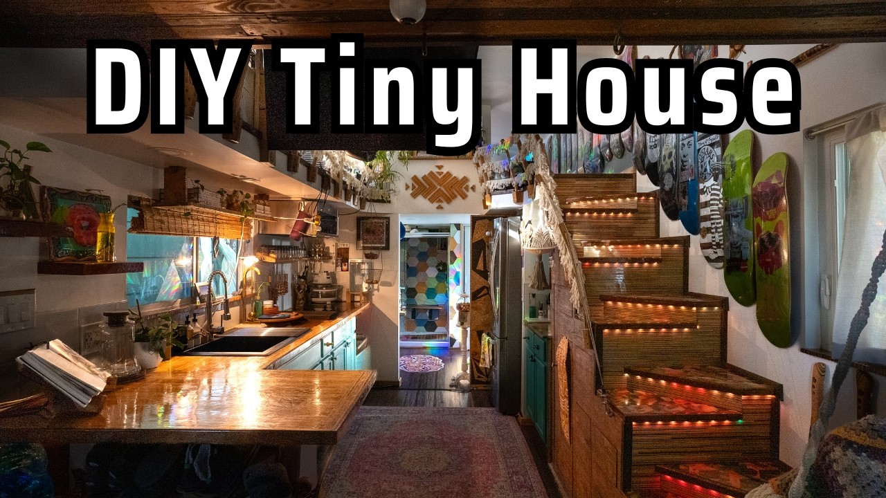 Couple Built an AMAZING Tiny House with Recycled Materials for $47k!