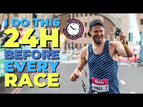 MY PRE RACE ROUTINE & TIPS FOR 24 HOURS BEFORE A RACE - kit, running, food, travel!