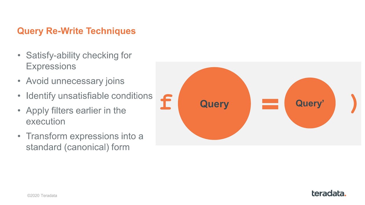 TechBytes: Vantage – Query Re-Write