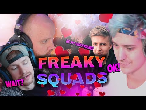 FREAKY SQUADS !!?? NINJA IS SYMFUHNY NEW GIRLFRIEND?? FT TIMTHETATMAN , NINJA , SYMFUHNY