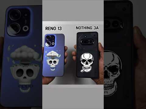 Nothing phone 3a Vs Oppo Reno 13 speed test comparison #shortsfeed #shorts