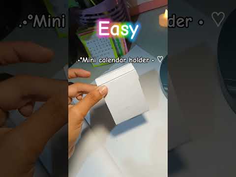 How to make a mini calendar holderโจ๏ธ๐ part 2|#diy#diyprojects #minicalender holder