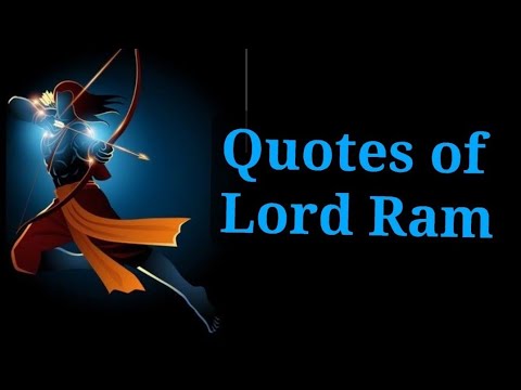 • Quotes • Lord Ram • English