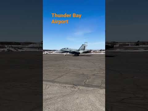 Thunder Bay airport #aviation #fighter #fighterjet #canada #airport