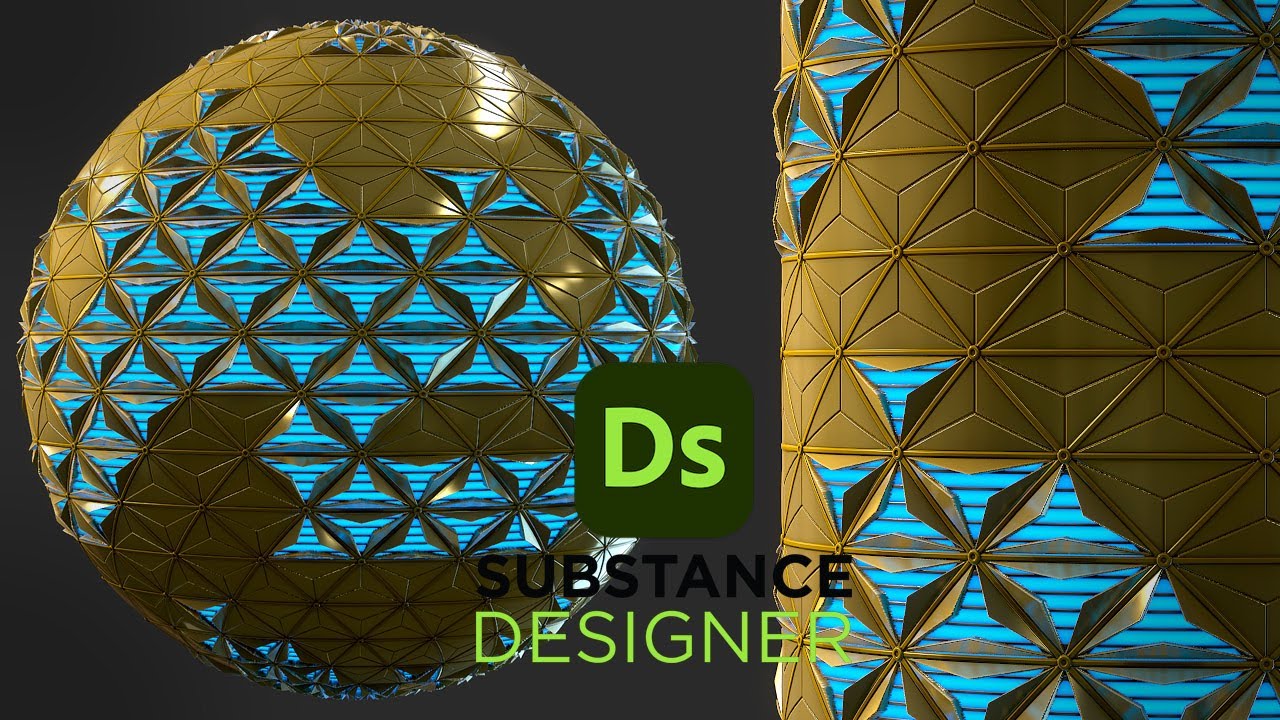 Stylized Sci-Fi Wall - Substance 3D Designer