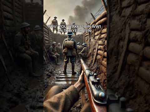 In 1916, the trenches of World War 1 were a world of mud, fear, and survival. #history #ww1