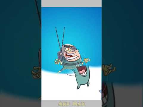 Plankton β¨ SpongeBob Cartoon characters in real life #shorts