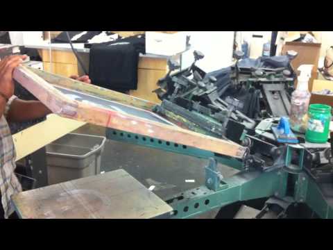 T-shirt screenprinting 101 from PJE Los Angeles
