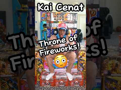 Kai Cenat on a Throne of Fireworks 👑💥 #twitch #twitchclips #shorts