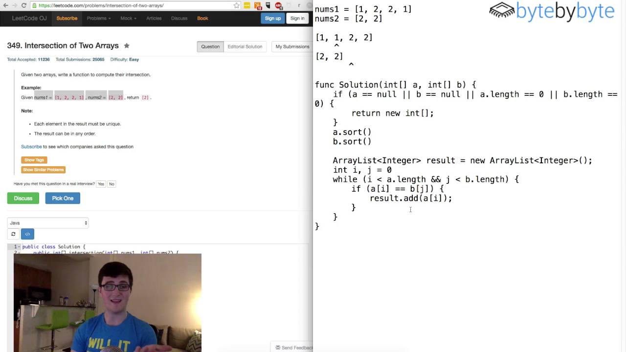 Live Demo: Array Intersection