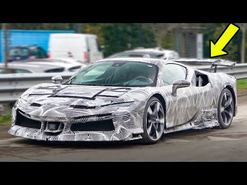 Something's Going on With this Extreme Ferrari SF90 Prototype