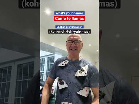 Learn Spanish - #shorts - "What's Your Name" in Spanish - Spanish Lessons
