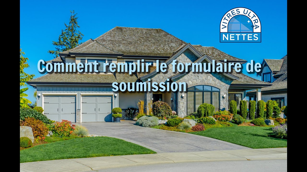 remplir demande de soumission