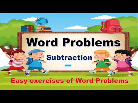 Word Problems of Subtraction Video Lecture - Mathematics Olympiad for ...
