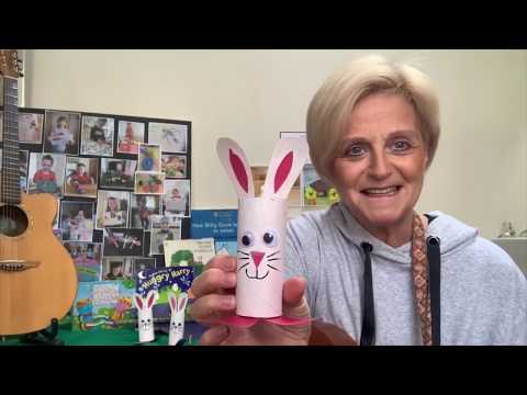 Bunny songs, a rhyme and a crafty idea! Craft ideas and songs for kids aged 3-6