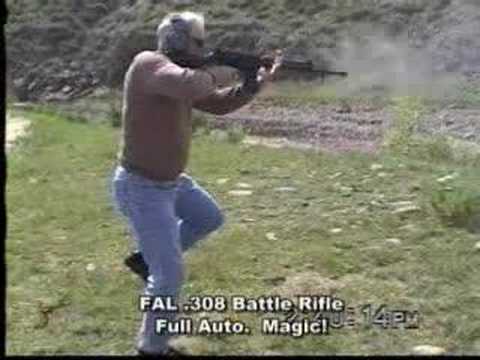 Check out this guy shooting a full-auto FAL!