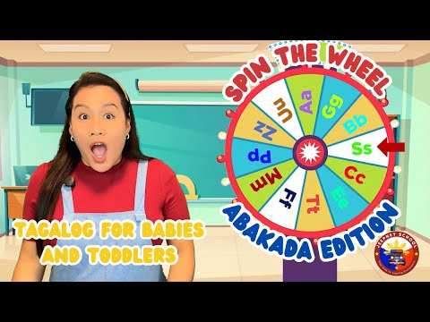 SPIN THE WHEEL ABAKADA EDITION | JEEPNEY SCHOOL KIDS | TAGALOG FOR BABIES AND TODDLERS | FILIPINO