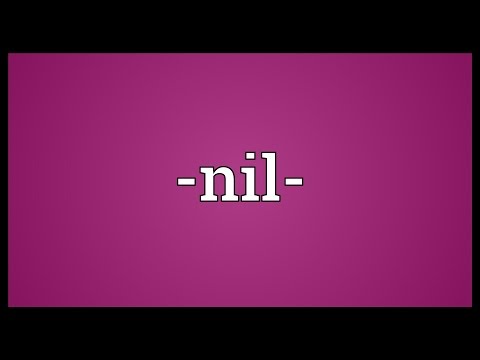 -nil- Meaning