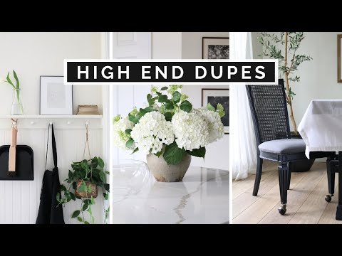 CRATE AND BARREL VS THRIFT STORE | DIY HIGH END HOME DECOR DUPES ON A BUDGET