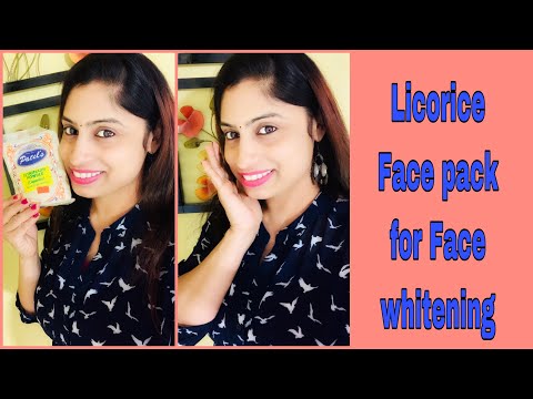 LICORICE FACE WHITENING PACK IN TELUGU / FAIR SKIN WITH MULETHI POWDER OR #ATHIMADHURAM