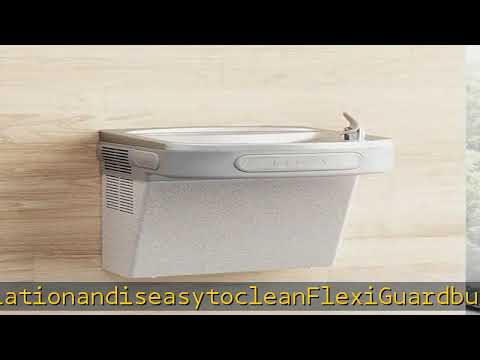 Elkay EZS8 EZ Wall Mounted Drinking Fountain with Water Cooler - Light Gray Granite