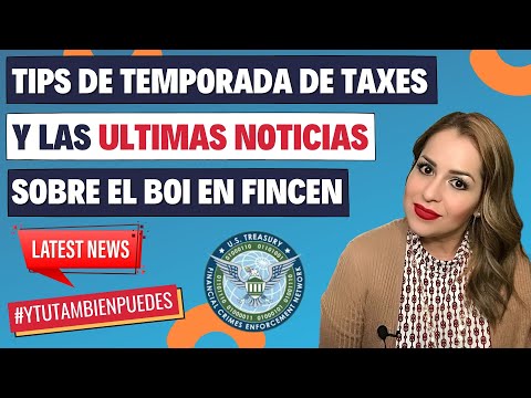 TIPS de TEMPORADA de IMPUESTOS y ULTIMAS NOTICIAS acerca del Reporte de BOI! Episodio No. 230
