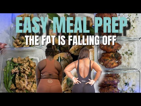 EASY MEAL PREP FOR WEIGHT LOSS! High protein to lose fat and build muscle!