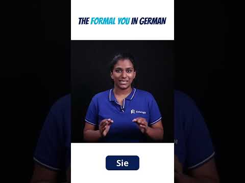 Formal and Informal "YOU" in German | Edurupt