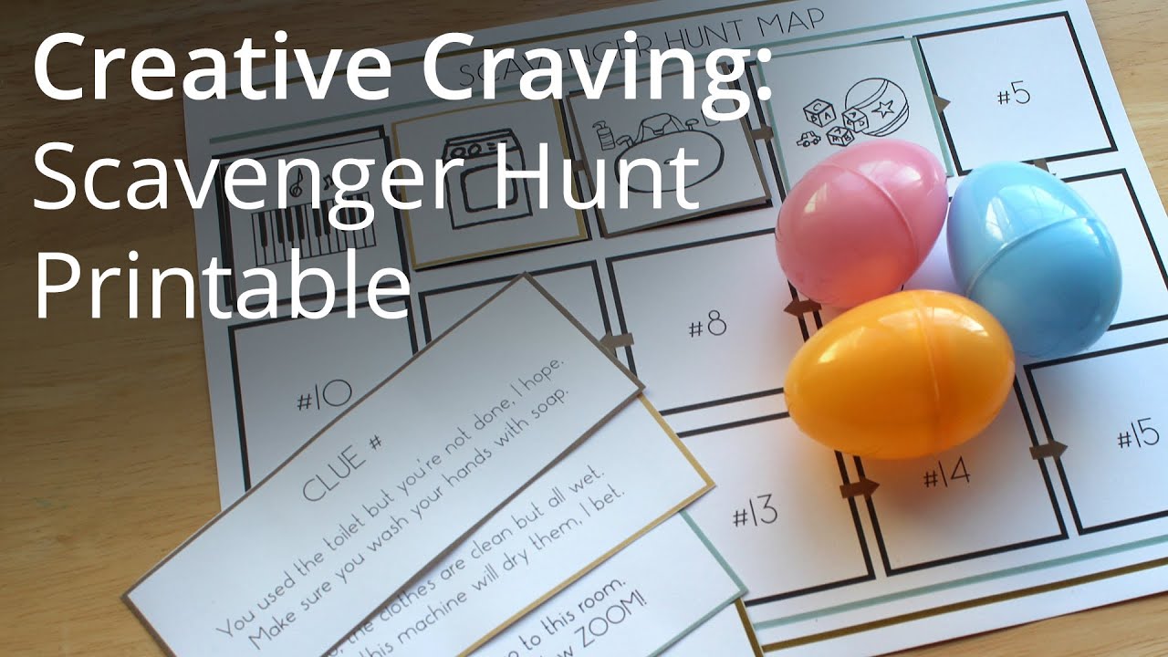 Creative Craving: Easter Egg Scavenger Hunt Printable