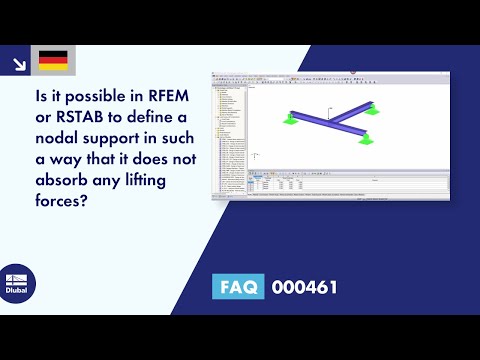[DE] FAQ 000461 | Is it possible in RFEM or RSTAB to define a nodal support in such a way that it...