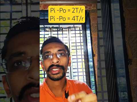 pressure difference surface tension length of contact #shorts #short #jee #neet #viral @GyanFreedom
