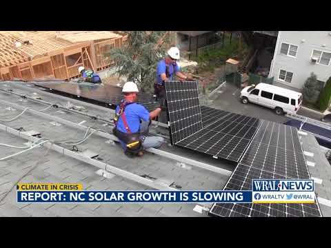 Report: NC solar growth is slowing