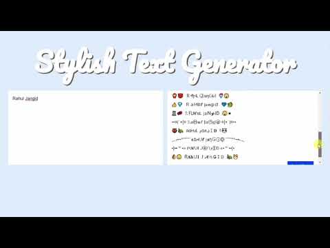 How to Build Fancy Text Generator Tool under 30 Second 🔥🔥🔥