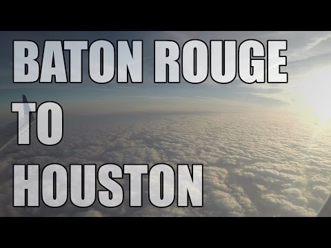 ✈ Baton Rouge to Houston - United Airlines Embraer ERJ-135 ENTIRE FLIGHT | GoPro [4K]