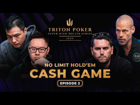 No Limit Hold'em CASH GAME | Episode 2 - Triton Poker Jeju 2024 (Part 1)