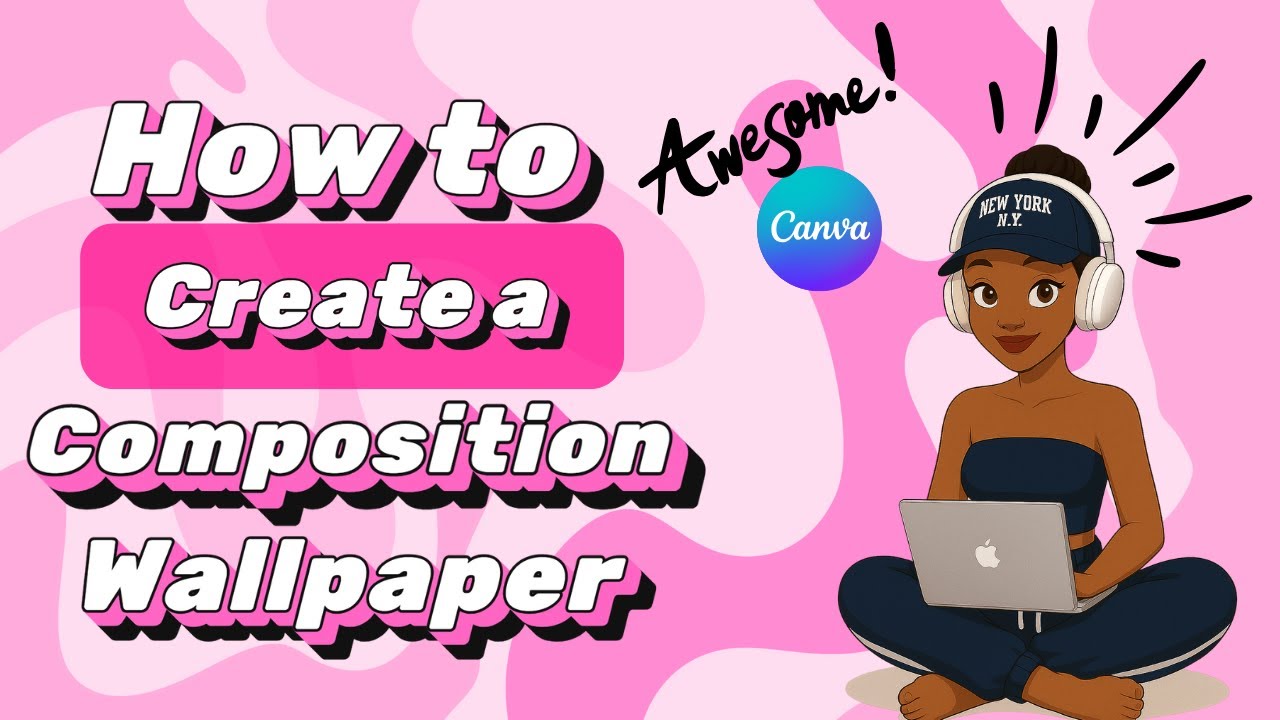 How to Create Aesthetic Wallpaper Design | Canva Step-by-Step Tutorial