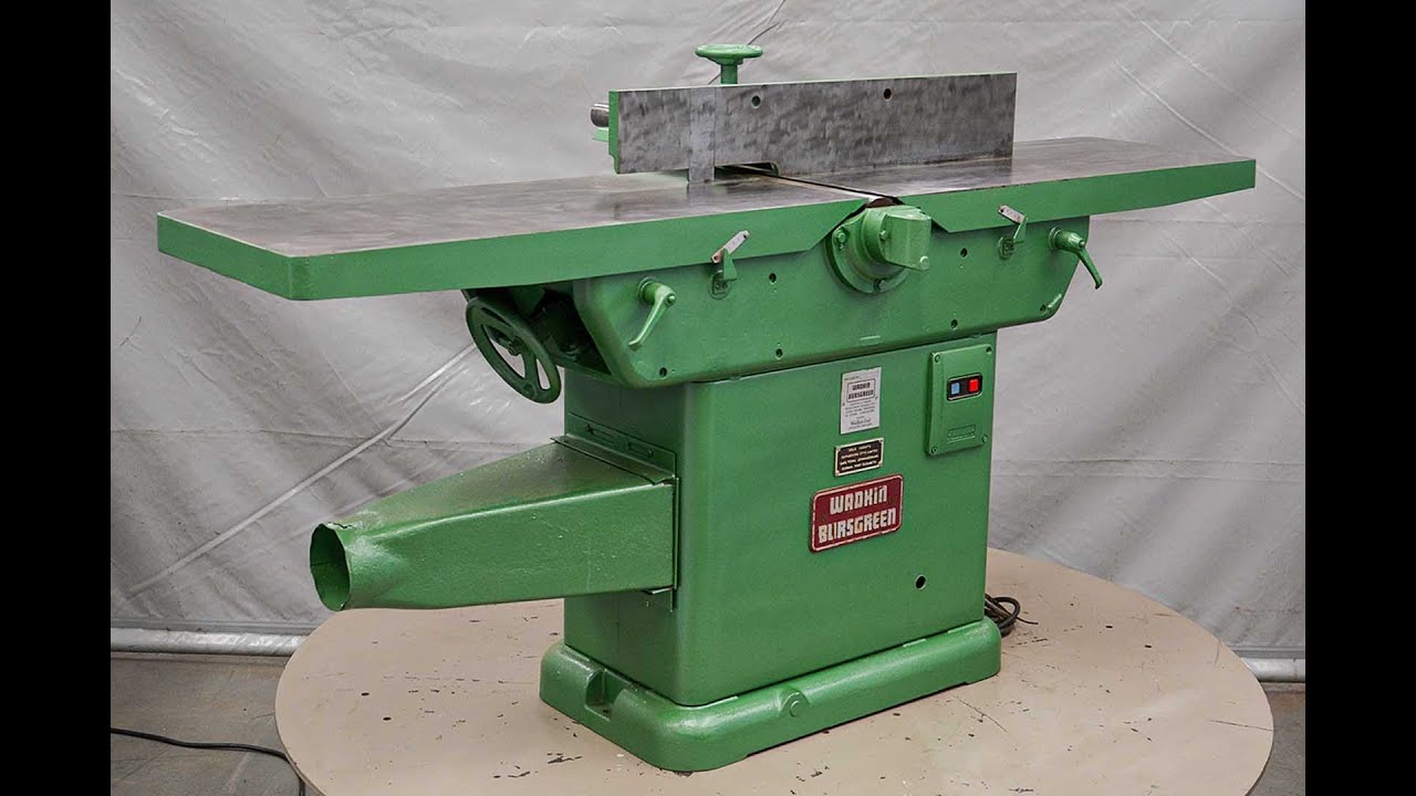 Testing a Wadkin  Bursgreen Surface Planer | GFP machines