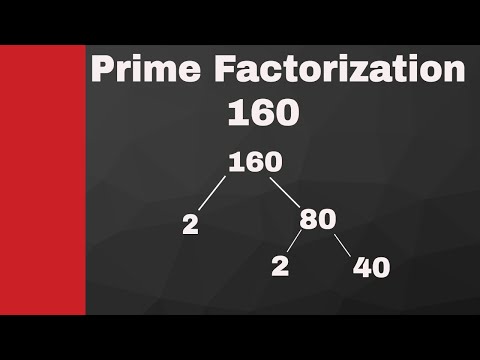 Prime factorization of 160 and 198