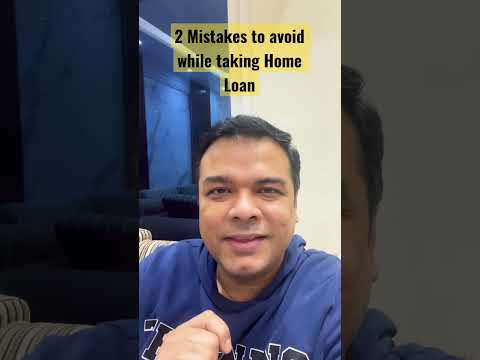 2 Mistakes to avoid while taking Home Loan #shorts #investing #homeloan #insurance #emi #interest