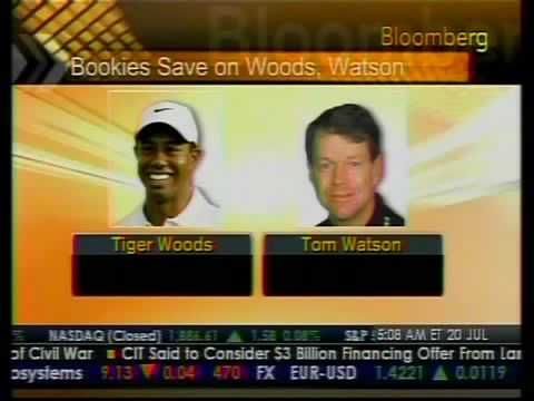 Bookies Save On Woods, Watson - Bloomberg
