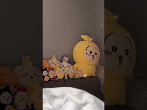 It's time for bed. Remember to say goodnight to Usagi#Chiikawa #Usagi #Hachiware #cute #toys #Plush