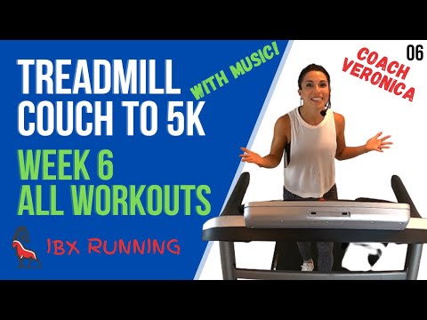 COUCH TO 5K | Week 6 - All Workouts | Treadmill Follow Along! #C25K