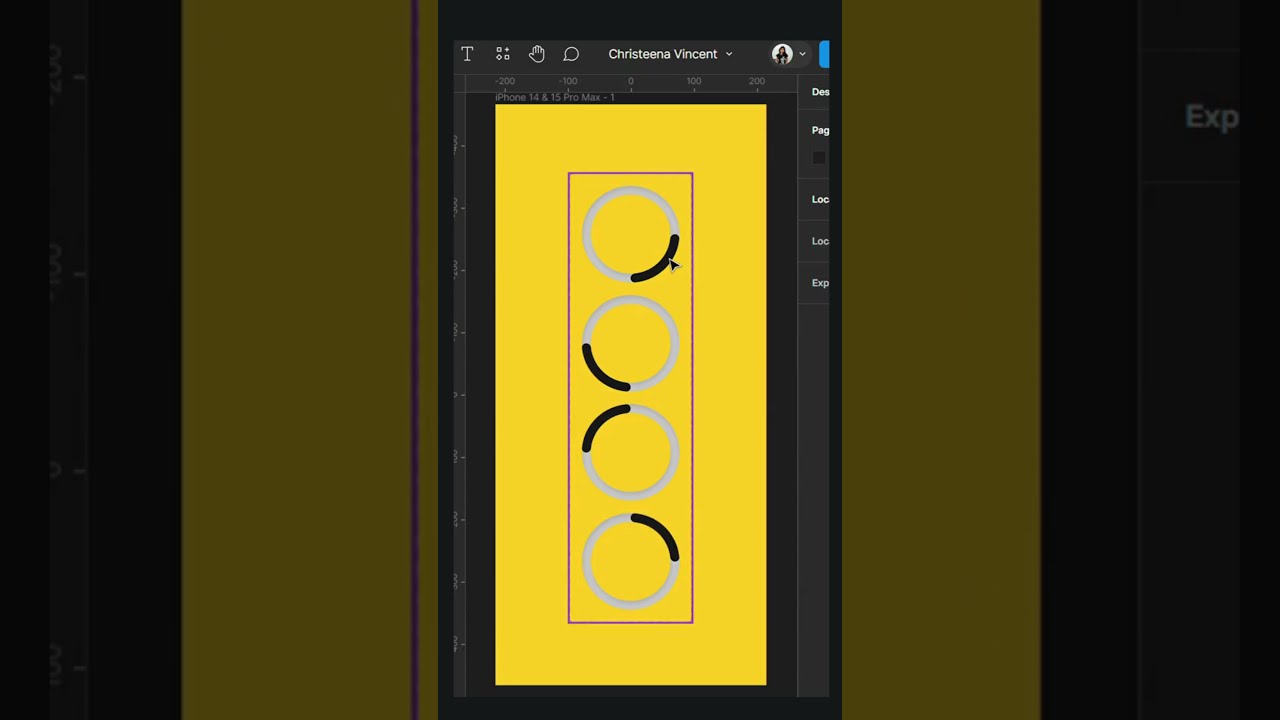 Loading Animation #christeena #illustrator  #graphicdesign #figma #design #figmaanimation #tutorial