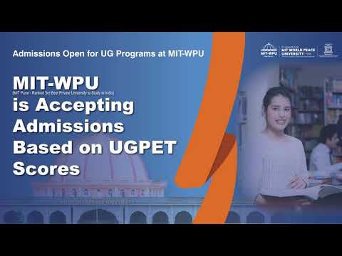 MIT-WPU: Undergraduate Programs Entrance Test (UGPET)-2020