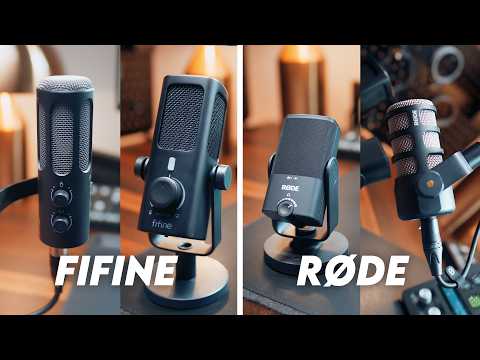 Budget vs Pro Mic Test | Can Fifine Beat Rode?